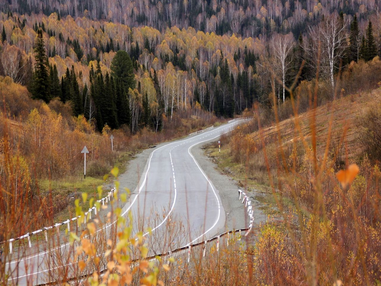 Autumn Highway Wallpapers - Wallpaper Cave