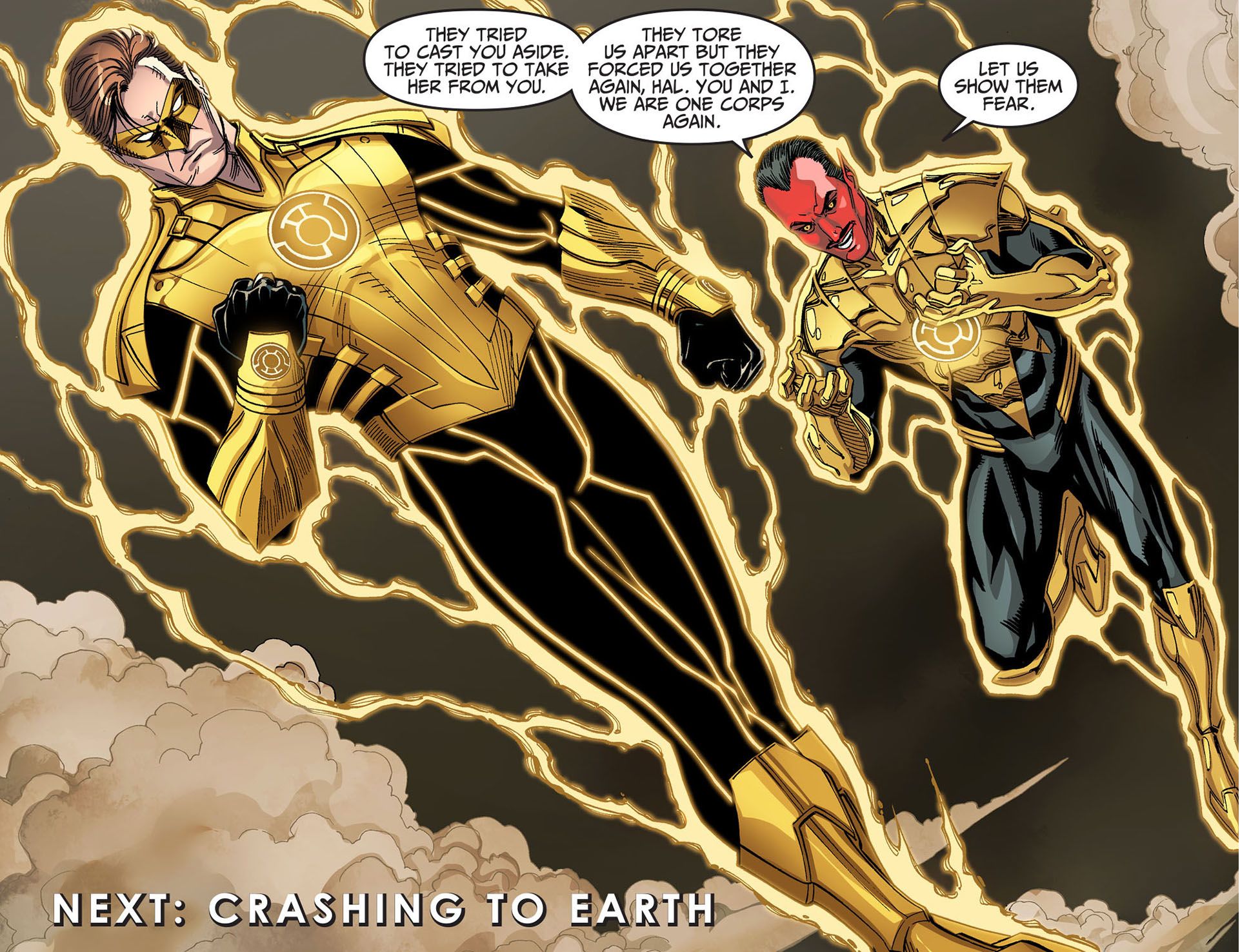 Yellow Lantern Corps Wallpaper