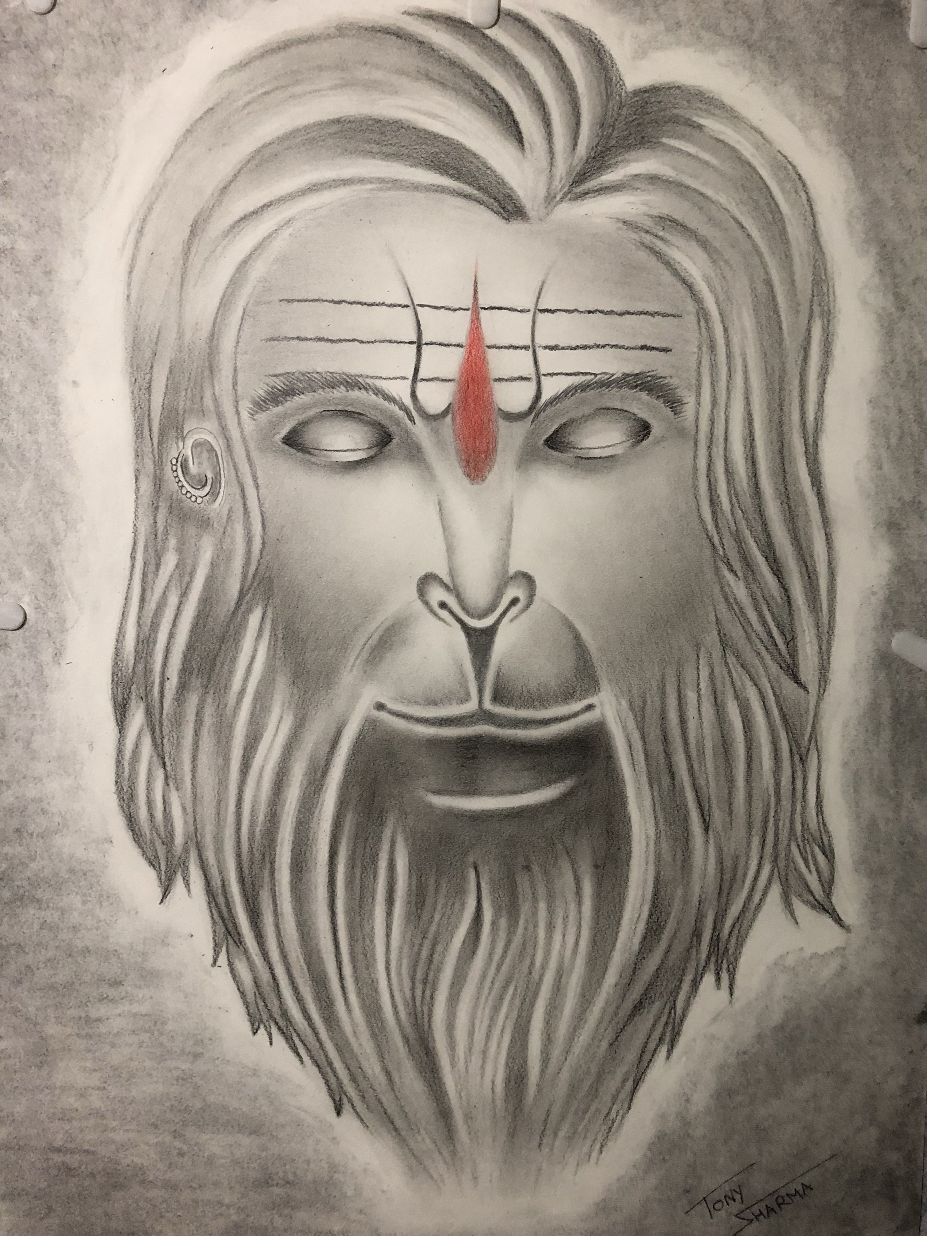 Hanuman Sketch Wallpapers - Wallpaper Cave