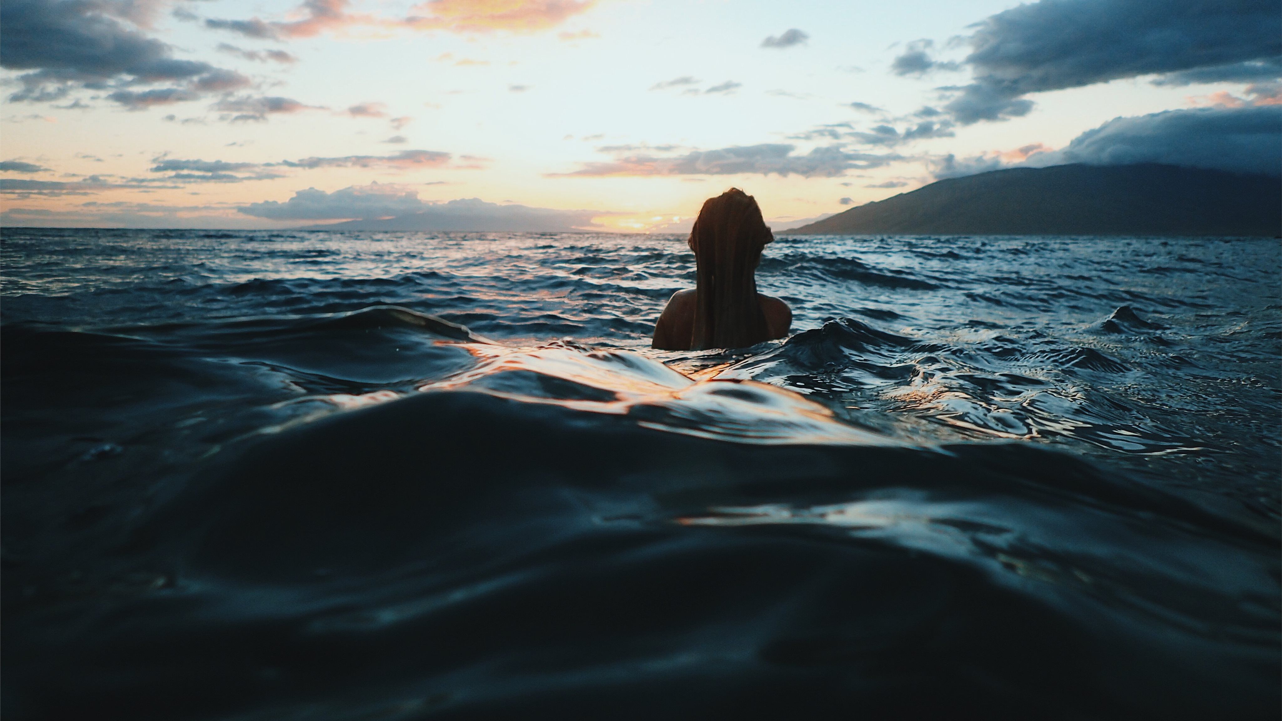 Women In Ocean Wallpapers - Wallpaper Cave