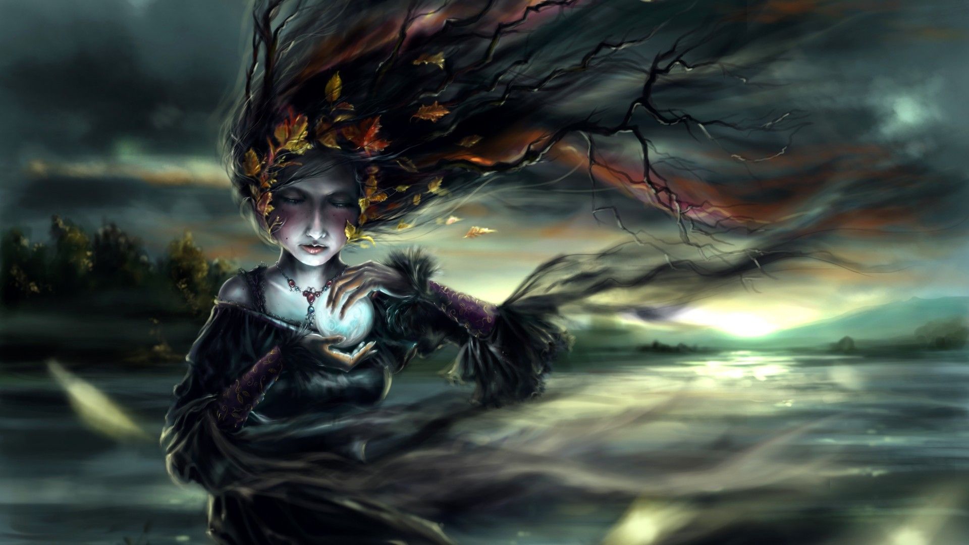 Autumn Witch Wallpapers - Wallpaper Cave