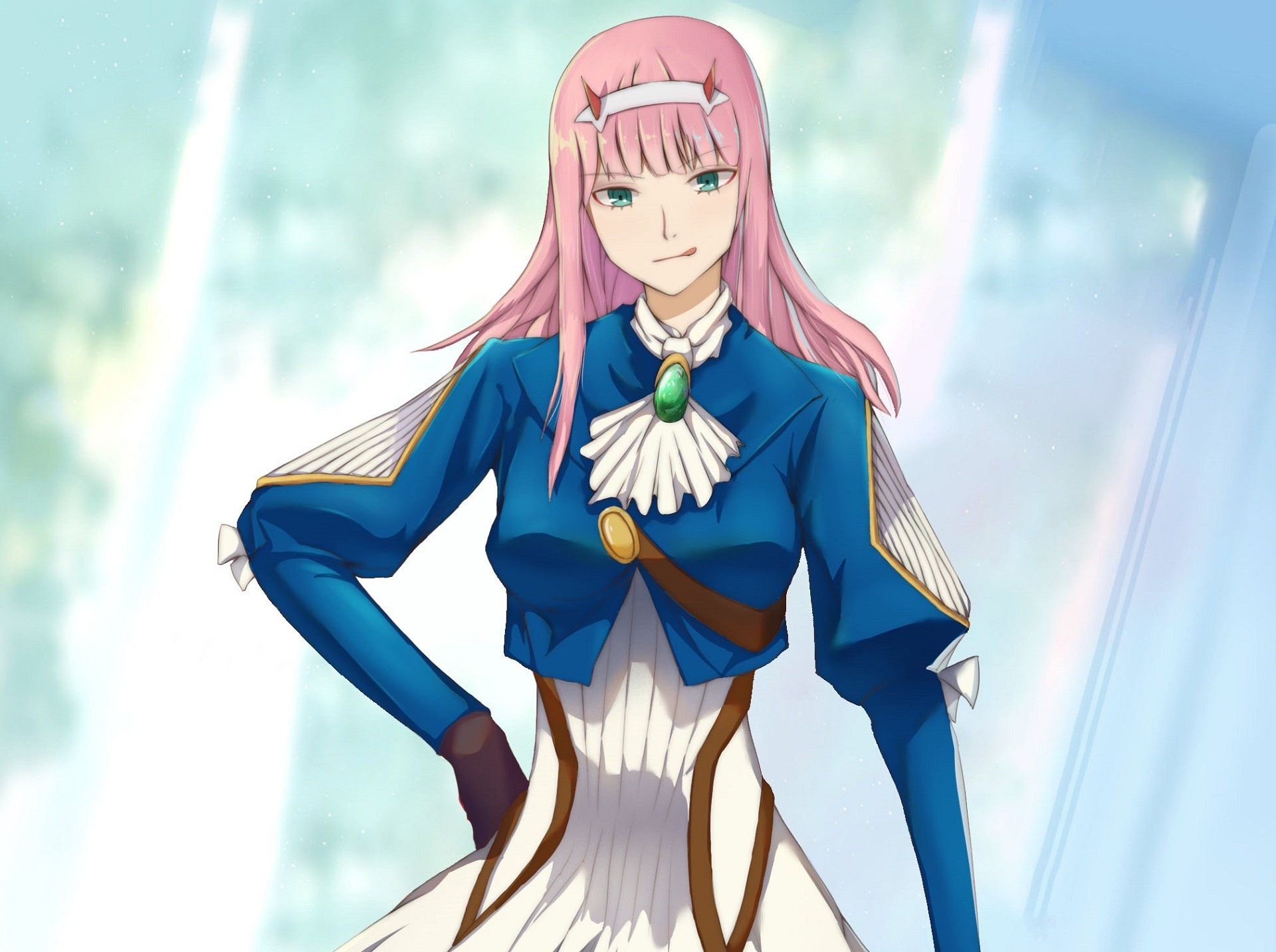 Anime Cute Zero And Hiro Wallpapers - Wallpaper Cave