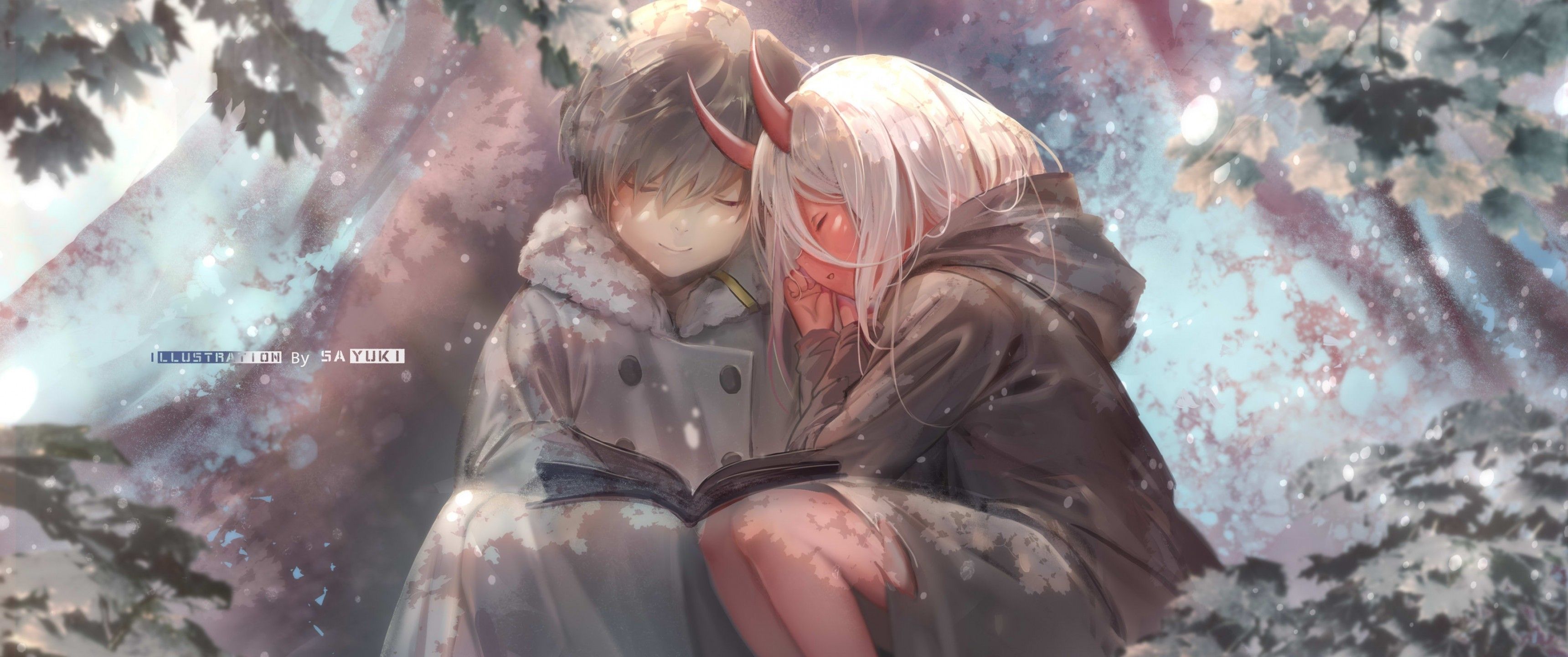 Anime Cute Zero And Hiro Wallpapers - Wallpaper Cave