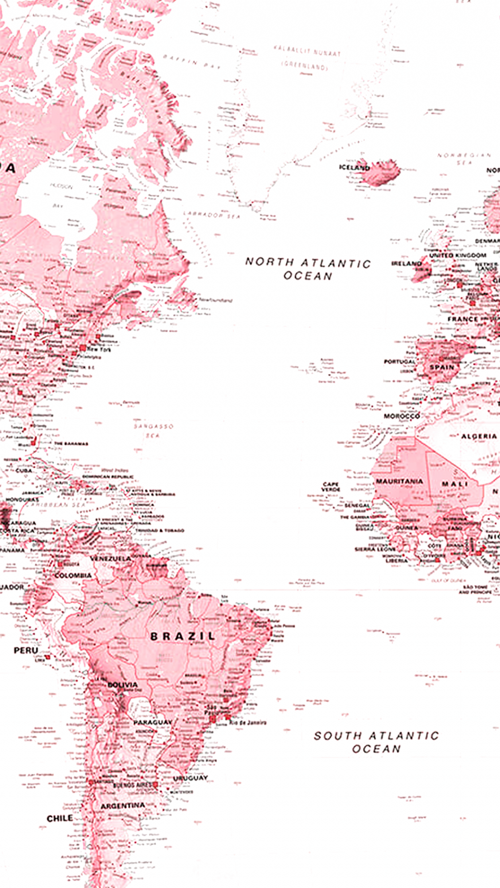 Pink Map Wallpapers - Wallpaper Cave