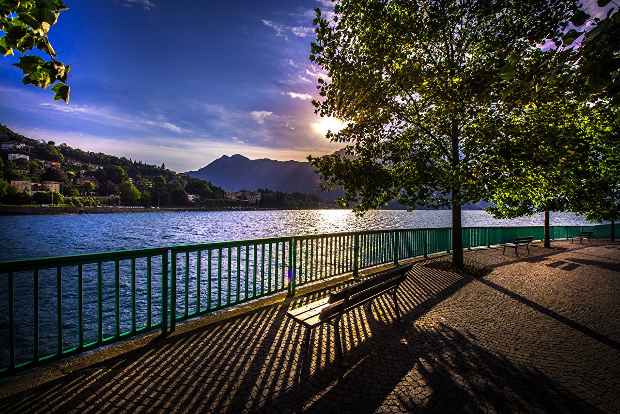 Lake Como Sunset Wallpapers - Wallpaper Cave