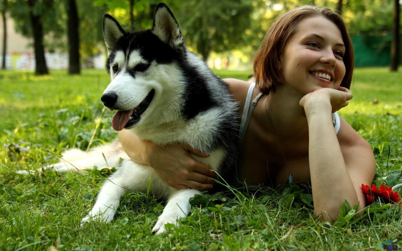 Dog Women Wallpapers - Wallpaper Cave