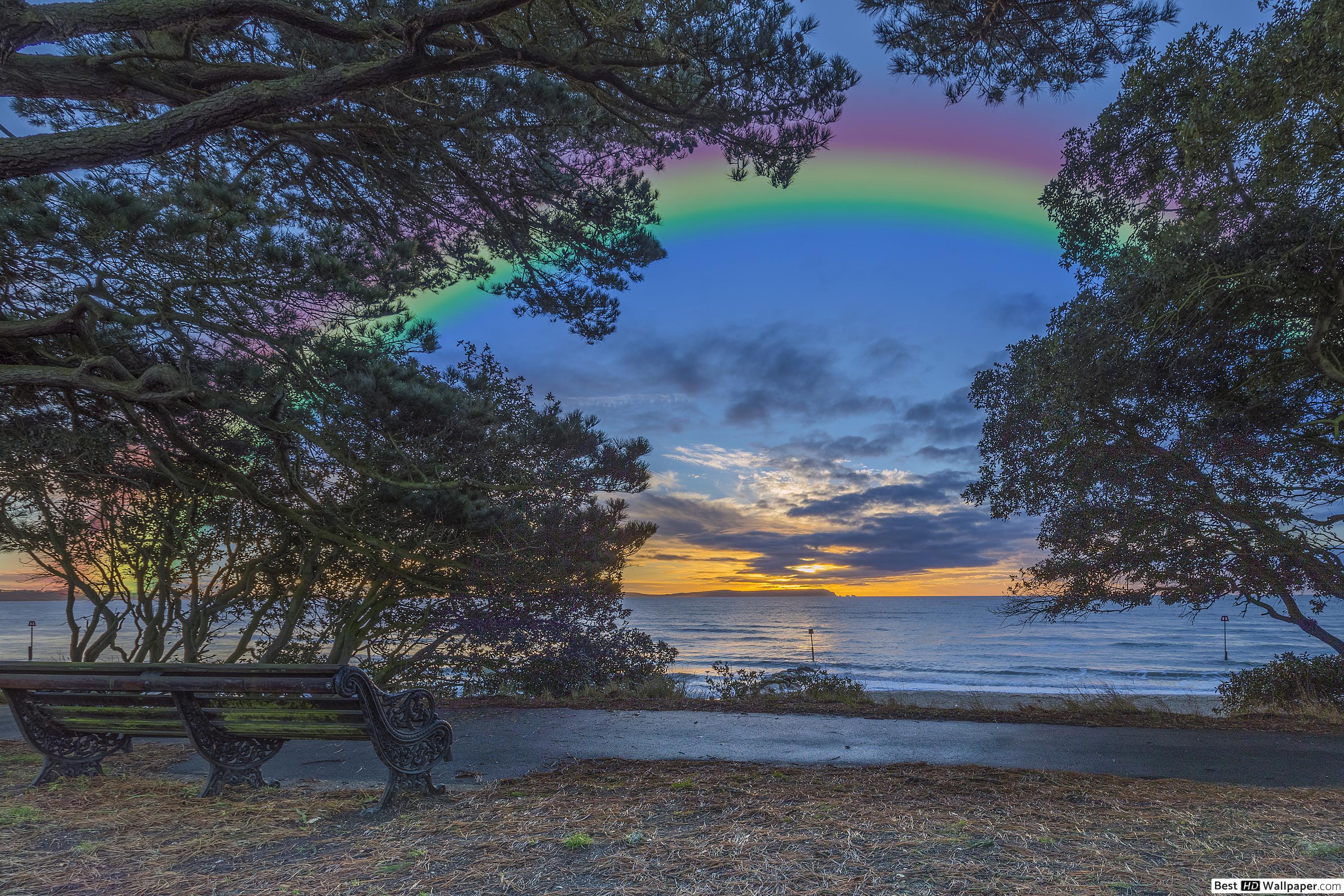 Rainbow Over Autumn Wallpapers - Wallpaper Cave