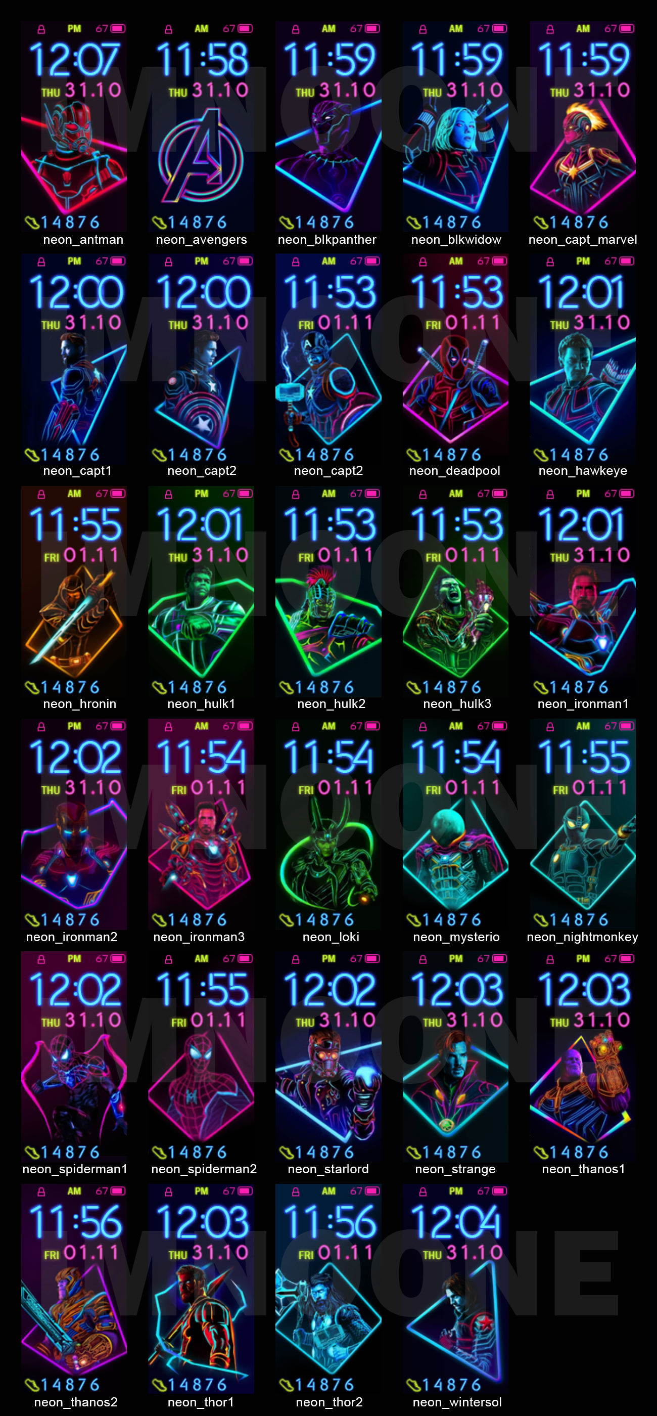 Avengers Neon Android Wallpapers - Wallpaper Cave