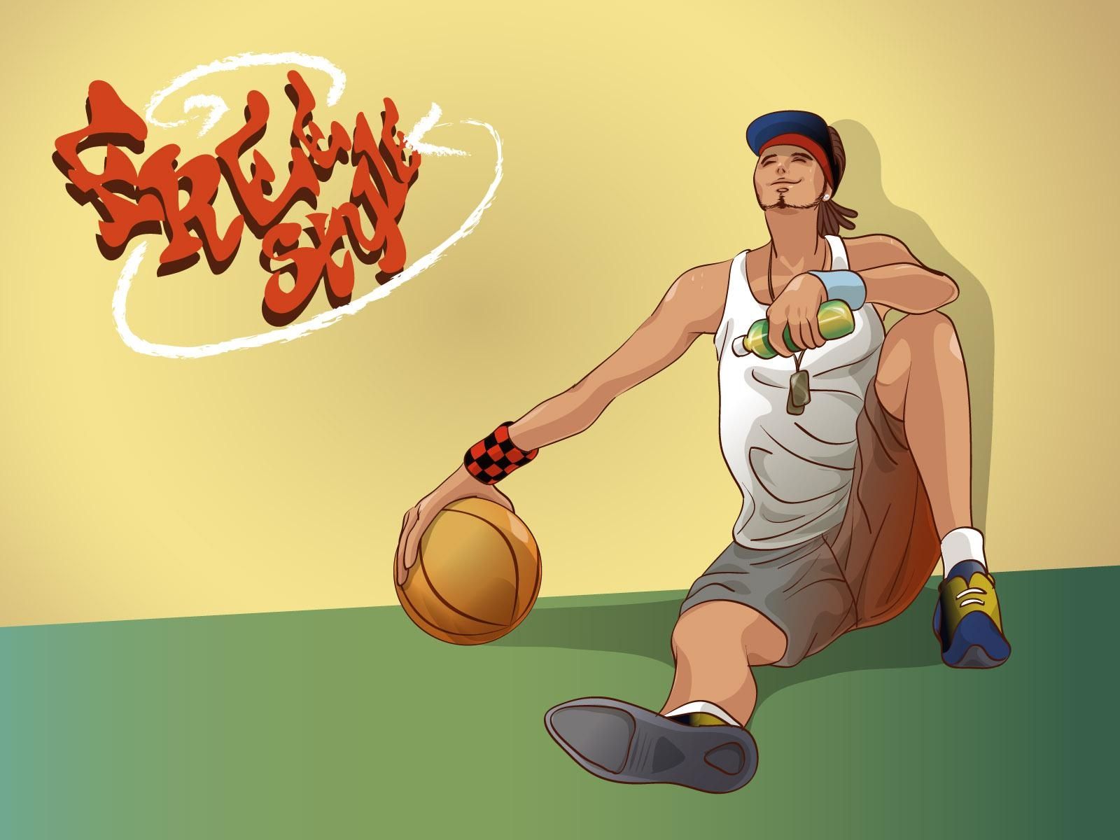 Basketball Cartoon Wallpapers - Wallpaper Cave