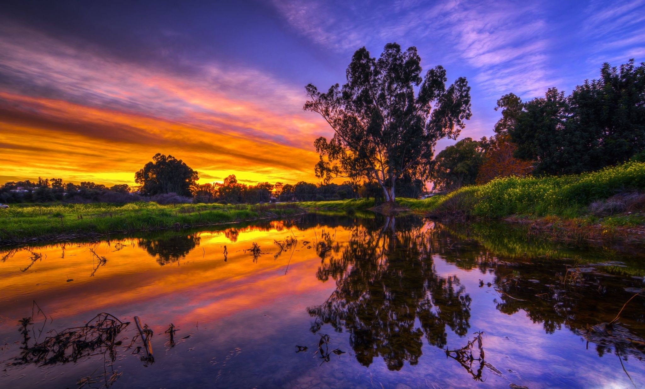 River Beauty Reflections Wallpapers - Wallpaper Cave