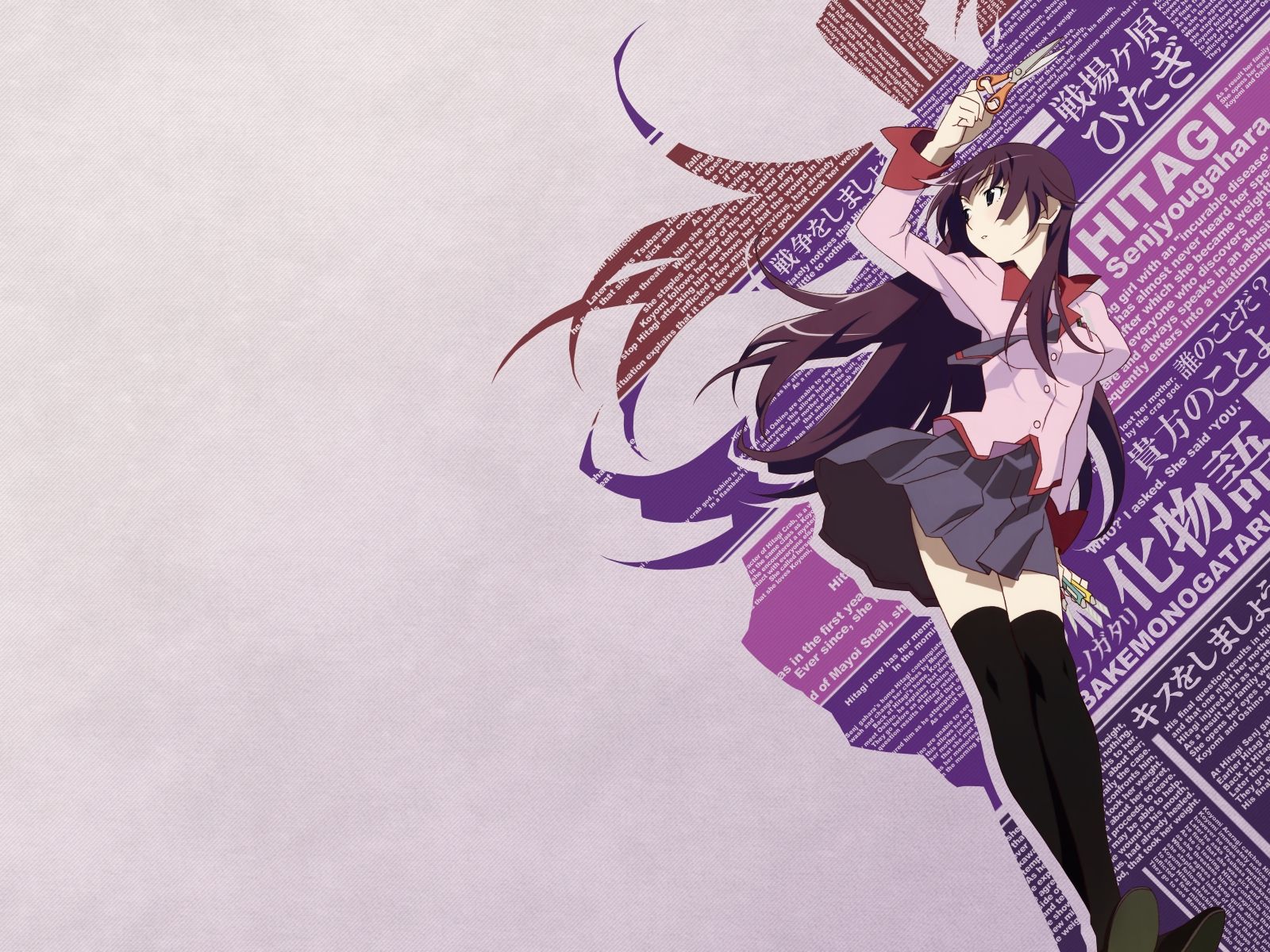 Hitagi Senjougahara Wallpapers - Wallpaper Cave