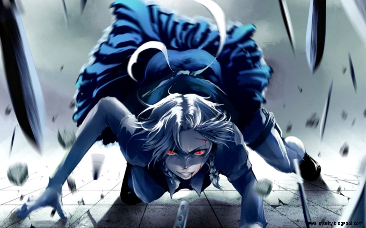 Blue Angry Anime Aesthetic Wallpapers - Wallpaper Cave