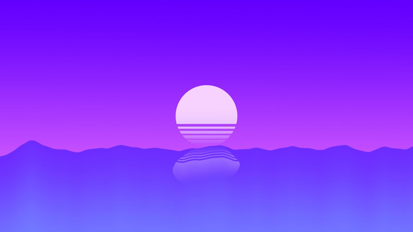 Retro Sunset Laptop Wallpapers - Wallpaper Cave