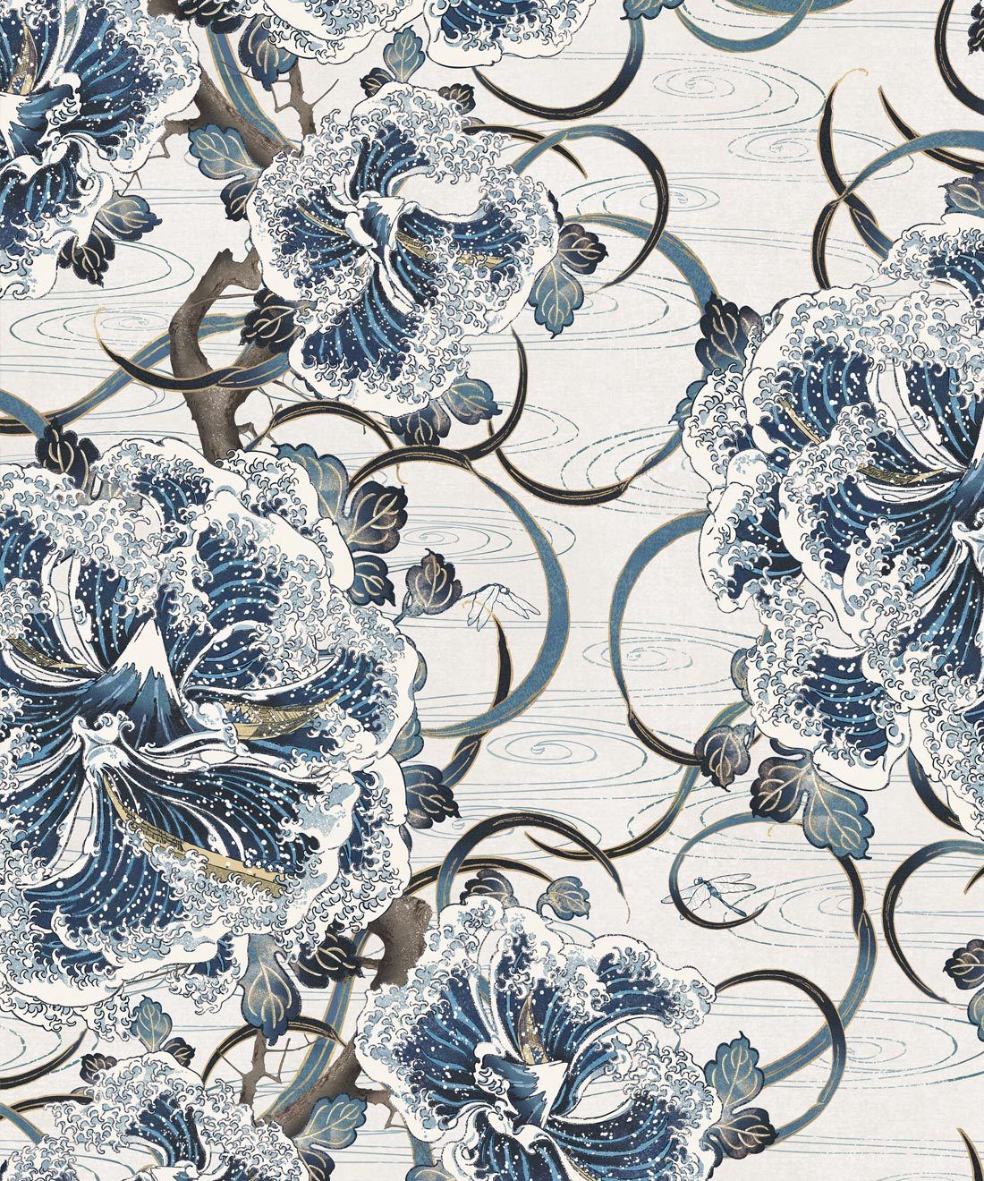 Japanese Wave Wallpapers - Wallpaper Cave