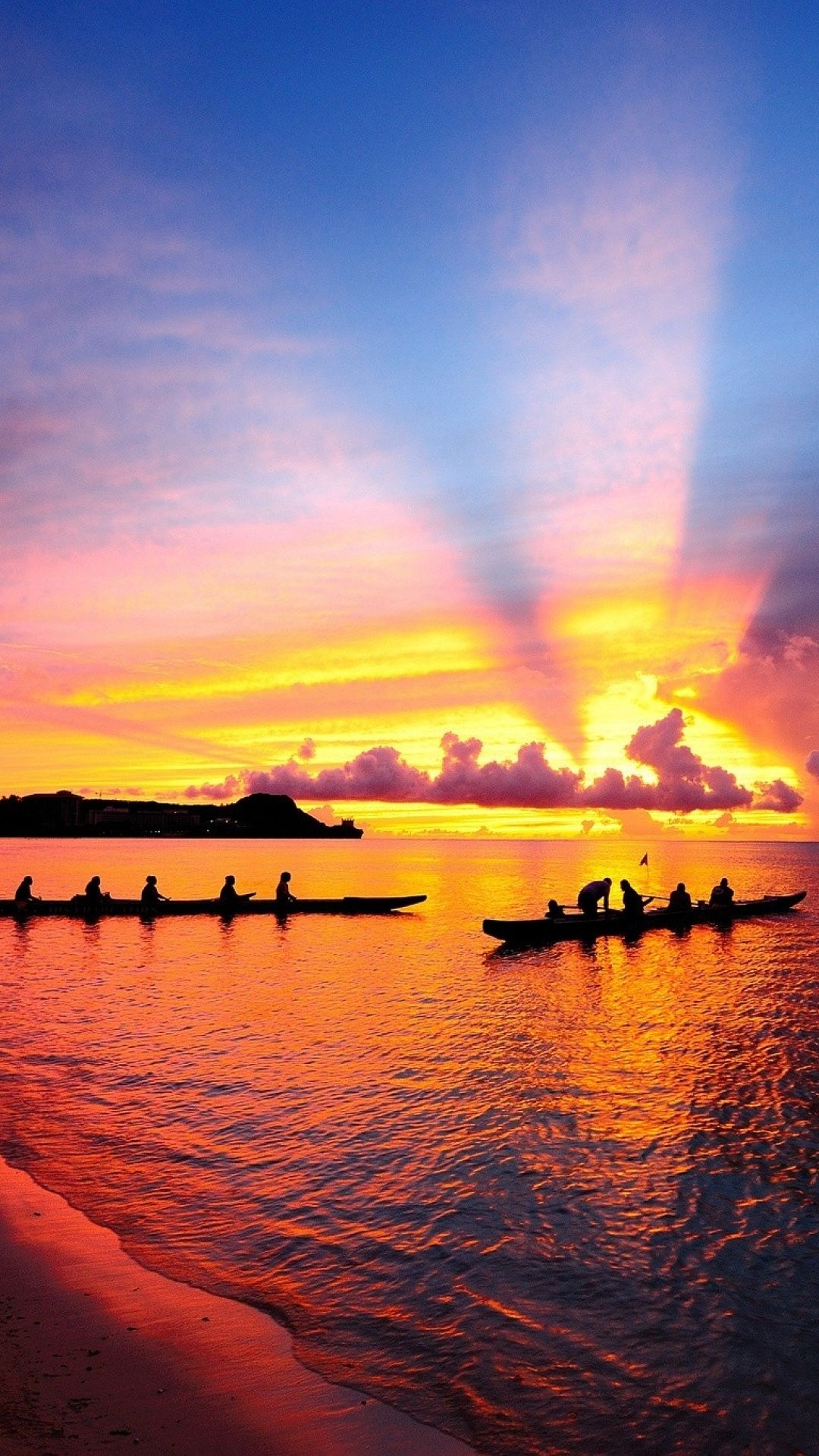 Sunset Canoe Wallpapers - Wallpaper Cave
