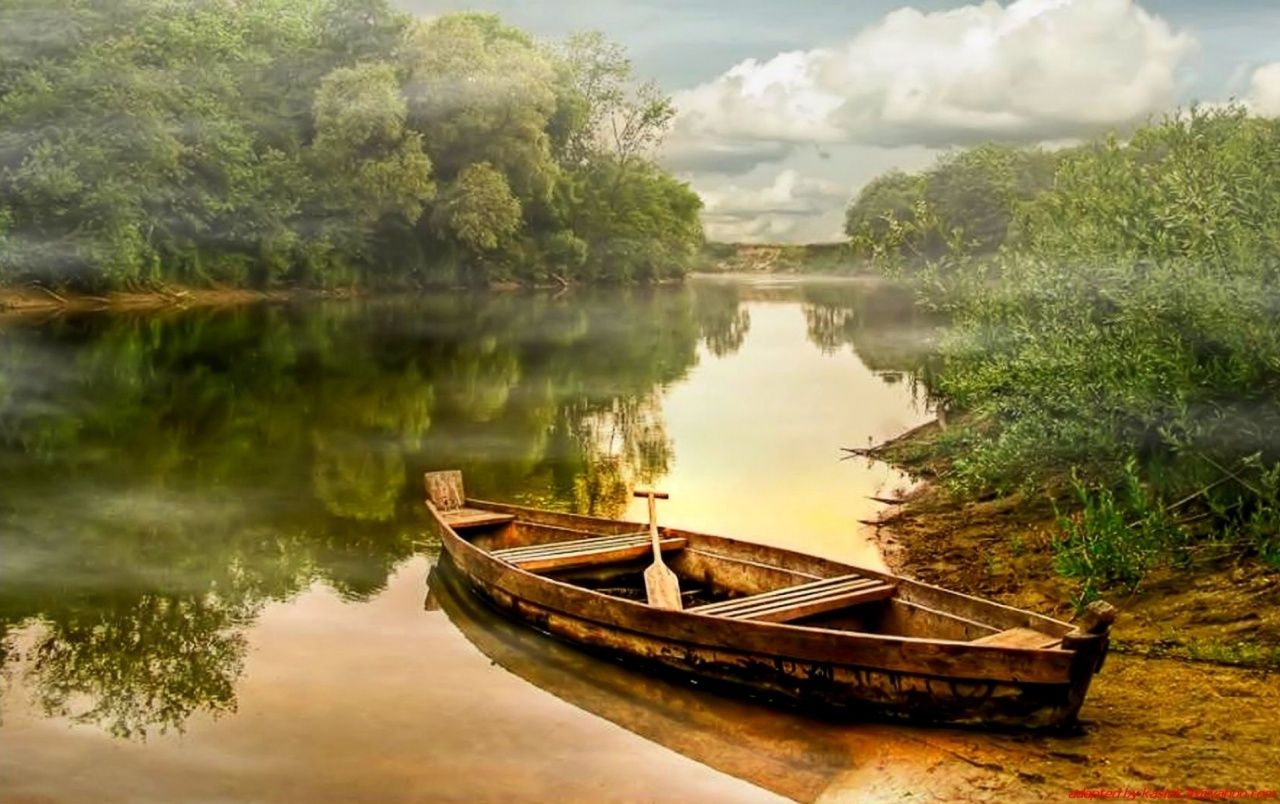 Sunset Canoe Wallpapers - Wallpaper Cave