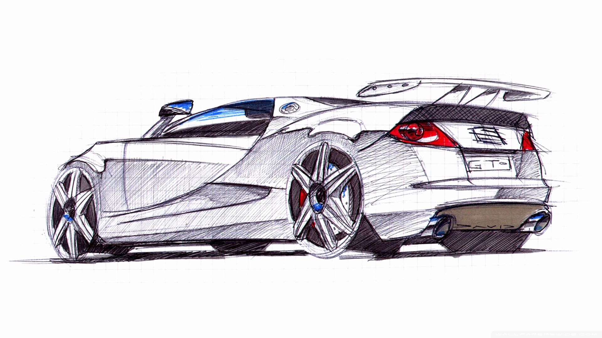 Drawings Of Supercars Wallpapers - Wallpaper Cave