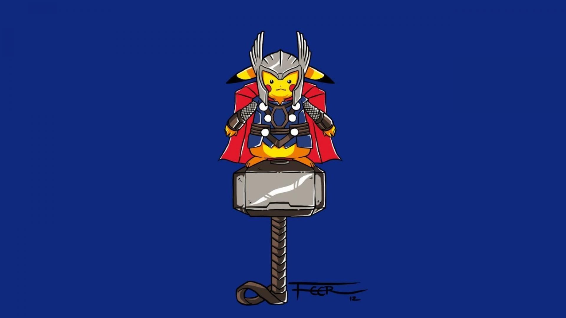 Pikachu Thor Wallpapers - Wallpaper Cave