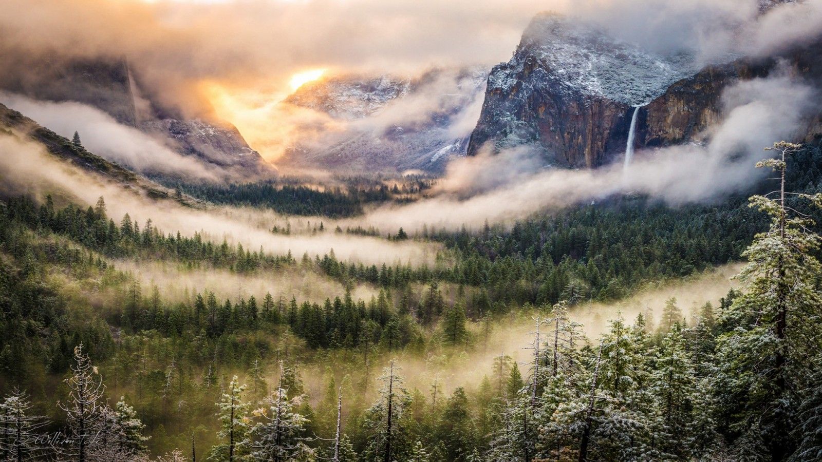 Yosemite Valley Morning Fog Wallpapers - Wallpaper Cave