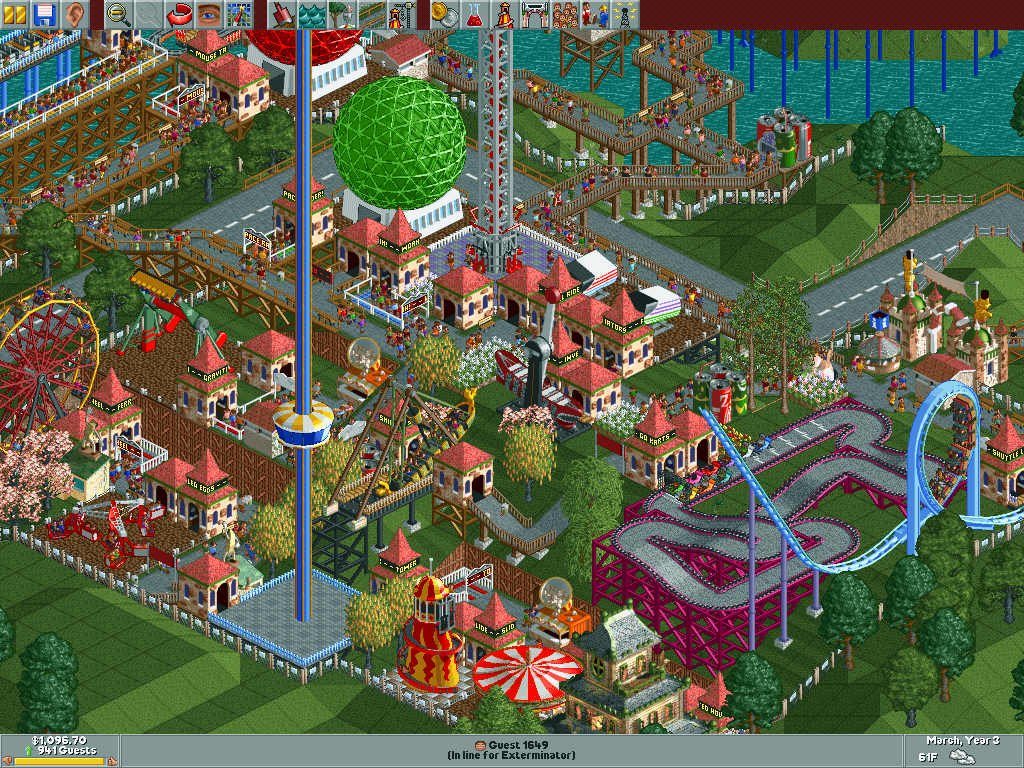Roller Coaster Tycoon 3 Wallpaper Playsum Gamer Community On X: