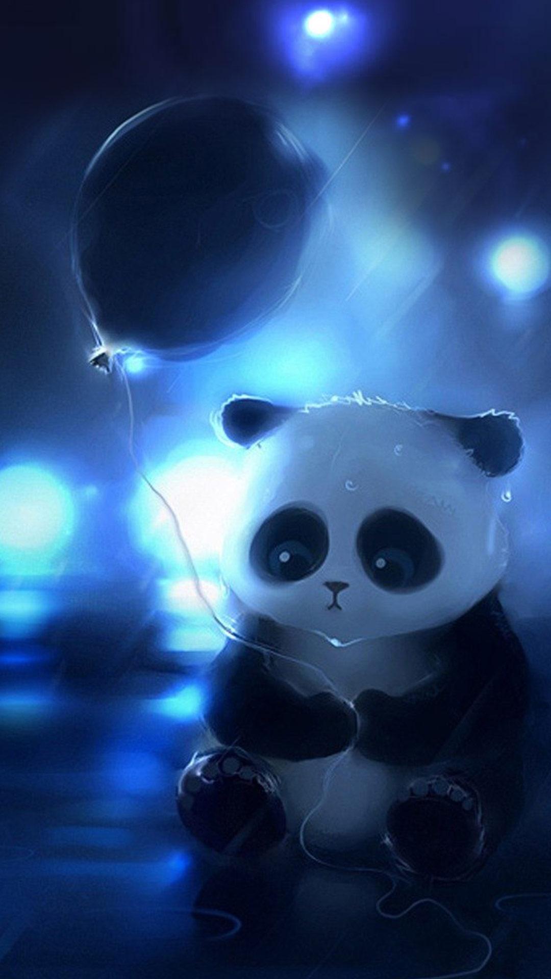 Baby Blue Panda Wallpapers - Wallpaper Cave