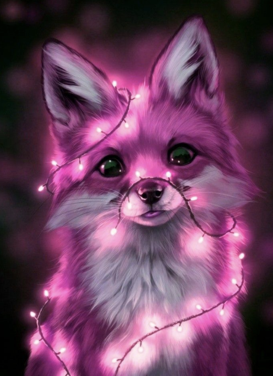 Neon Fox Wallpapers - Wallpaper Cave