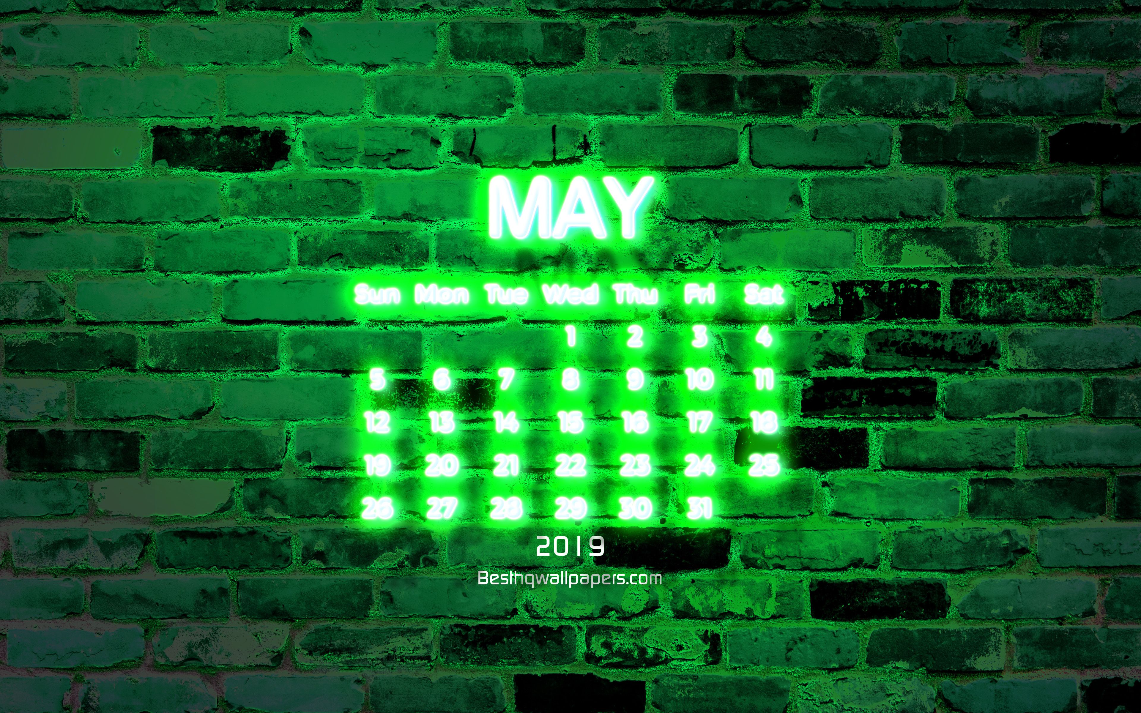 Neon Calendar Wallpapers - Wallpaper Cave