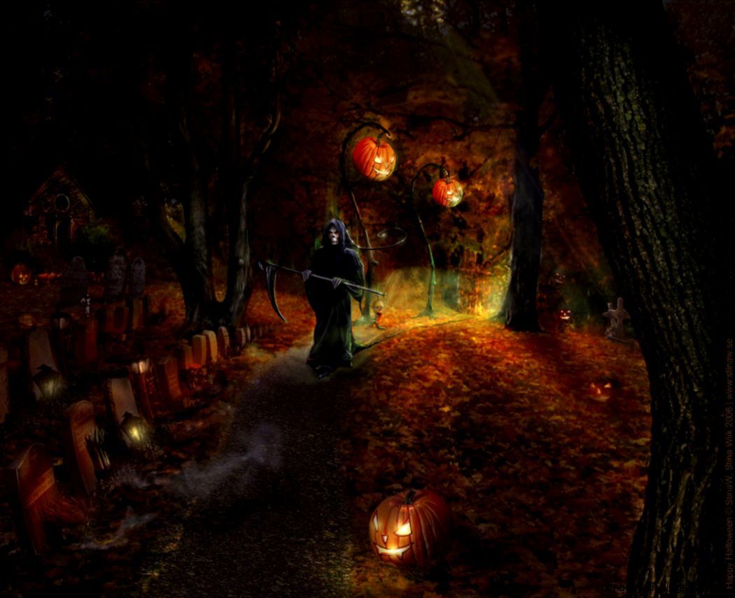 Halloween Grim Reaper Wallpapers - Wallpaper Cave