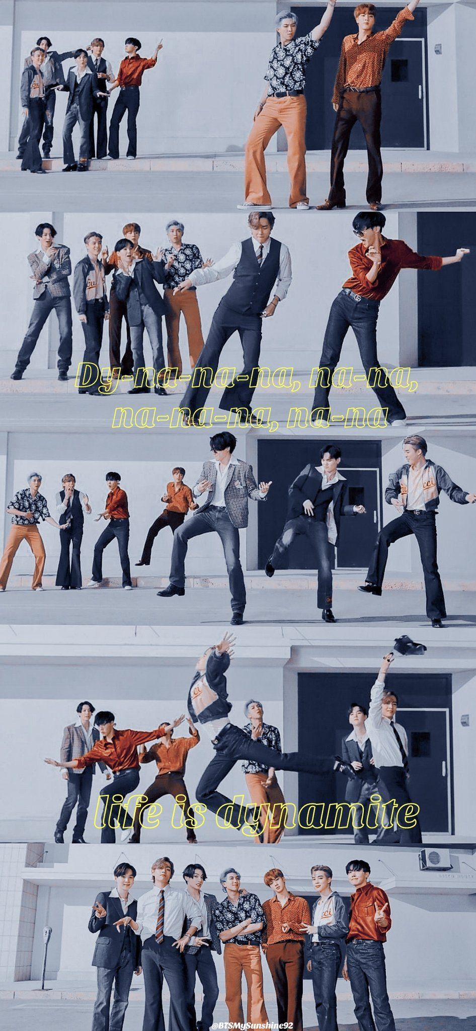 BTS Dynamite Dance Wallpapers - Wallpaper Cave