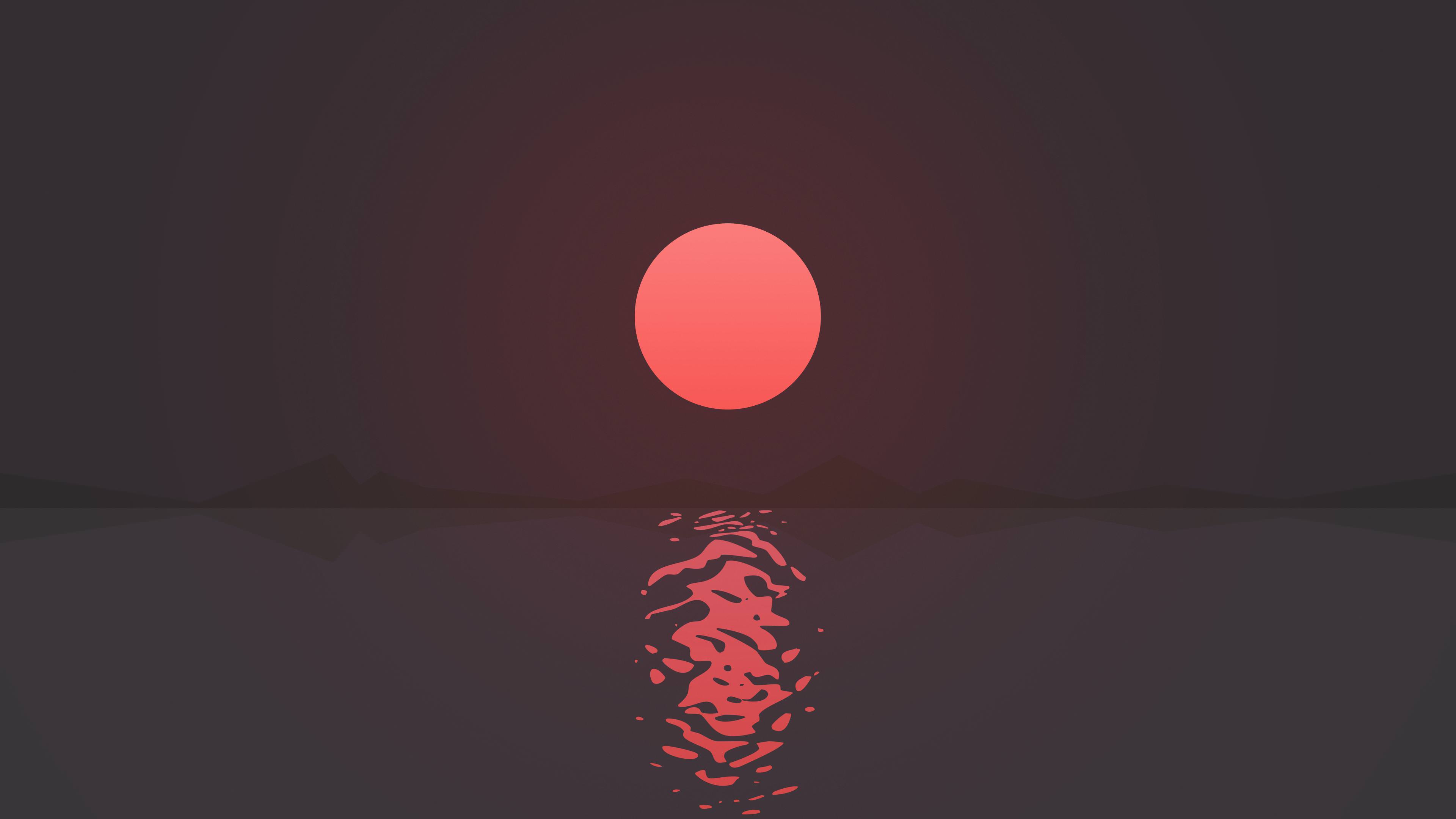 Minimal Reflection Sunset Wallpapers - Wallpaper Cave