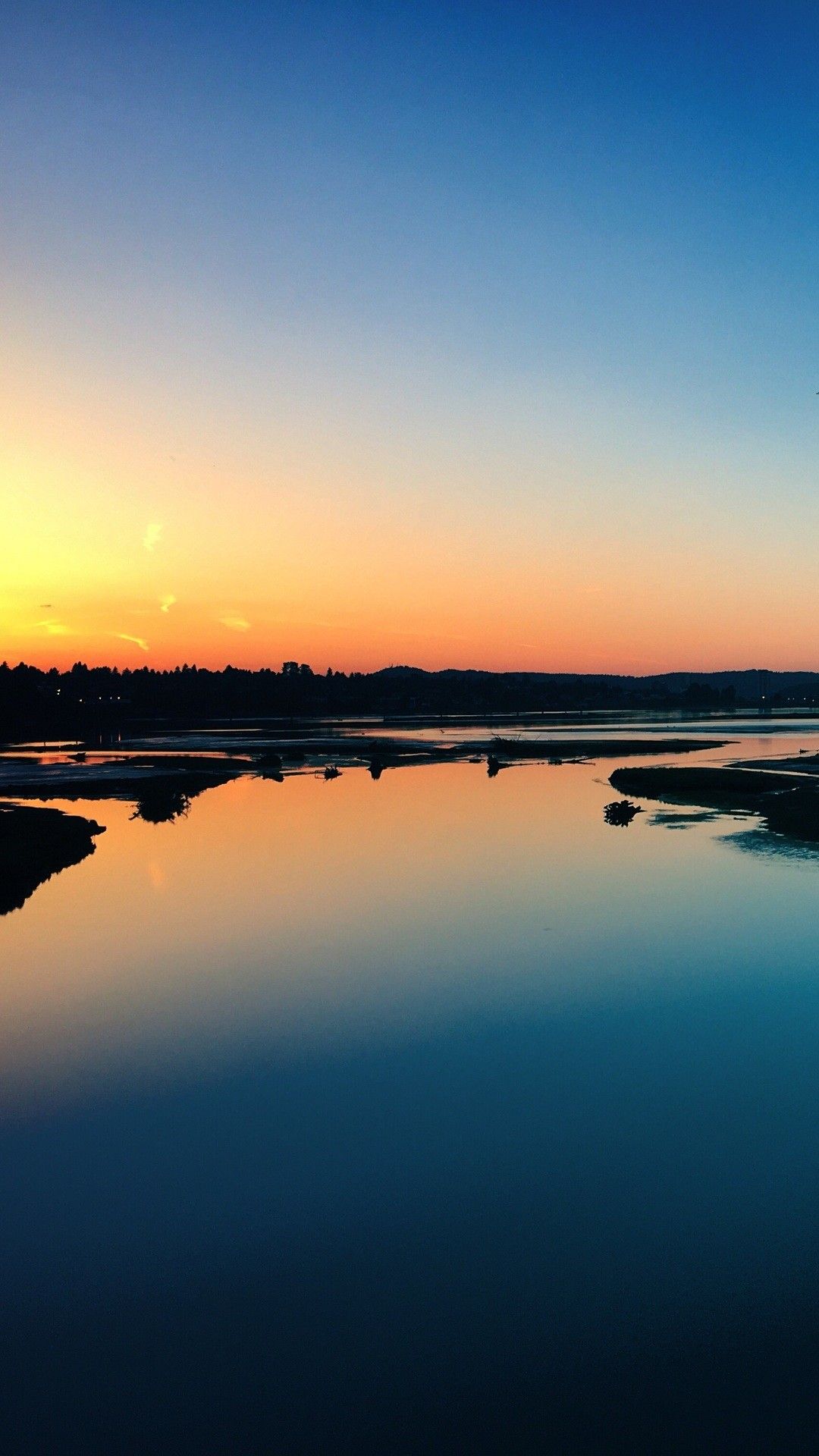 Minimal Reflection Sunset Wallpapers - Wallpaper Cave