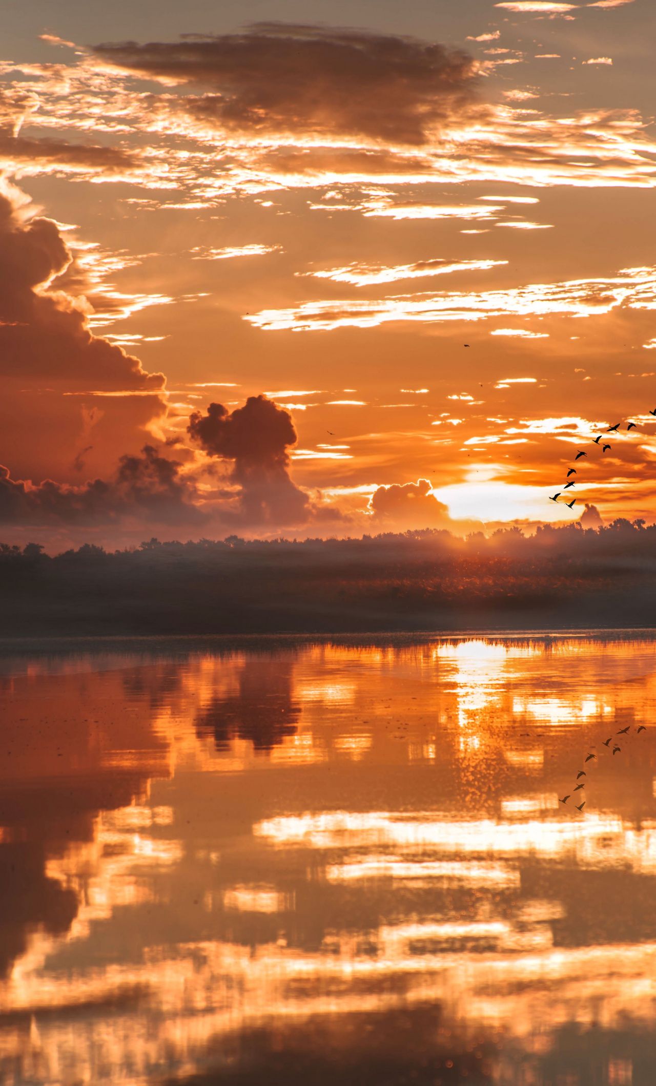 Minimal Reflection Sunset Wallpapers - Wallpaper Cave