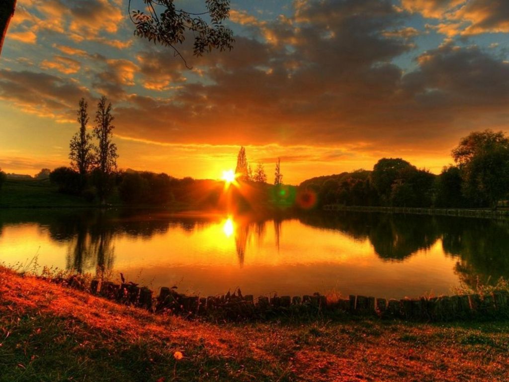 Minimal Reflection Sunset Wallpapers - Wallpaper Cave