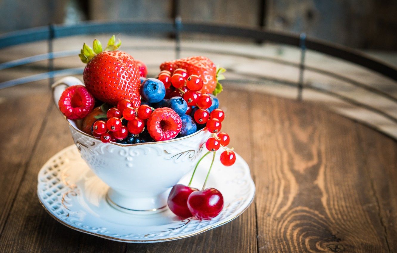 Blueberries And Strawberries Wallpapers - Wallpaper Cave