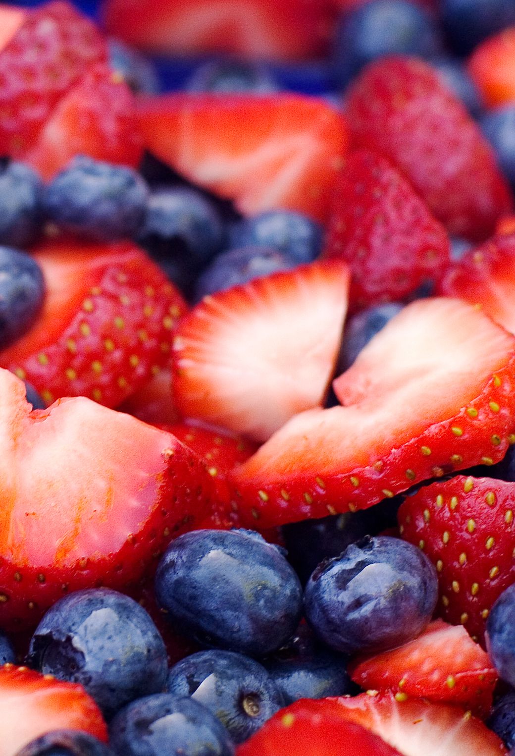 Blueberries And Strawberries Wallpapers - Wallpaper Cave