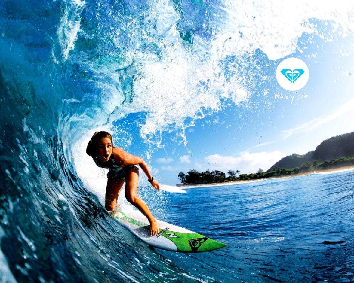 Surfing Girl Wallpapers - Wallpaper Cave