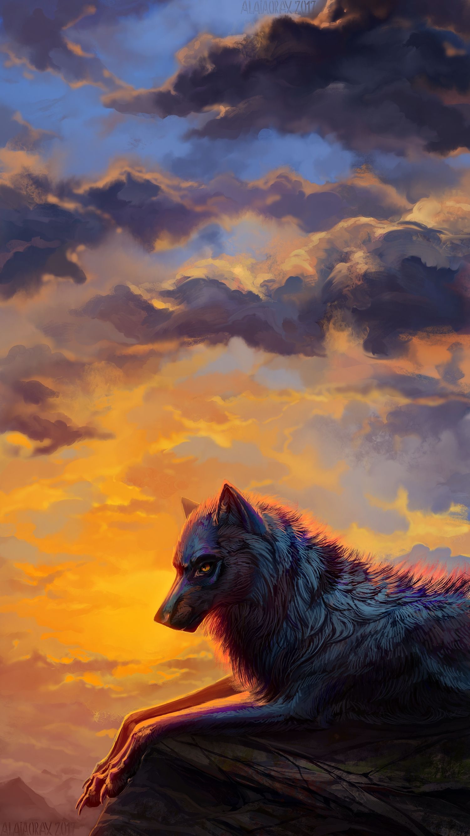 Sunset Wolves Wallpapers - Wallpaper Cave