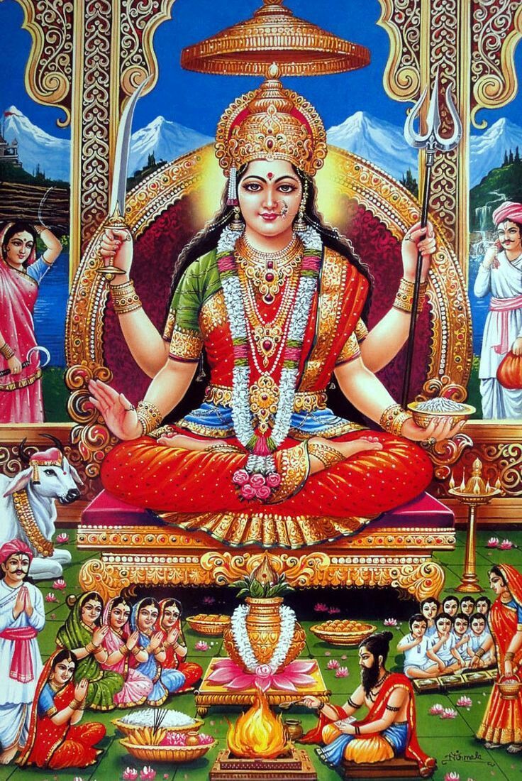 Santoshi Mata Wallpapers - Wallpaper Cave