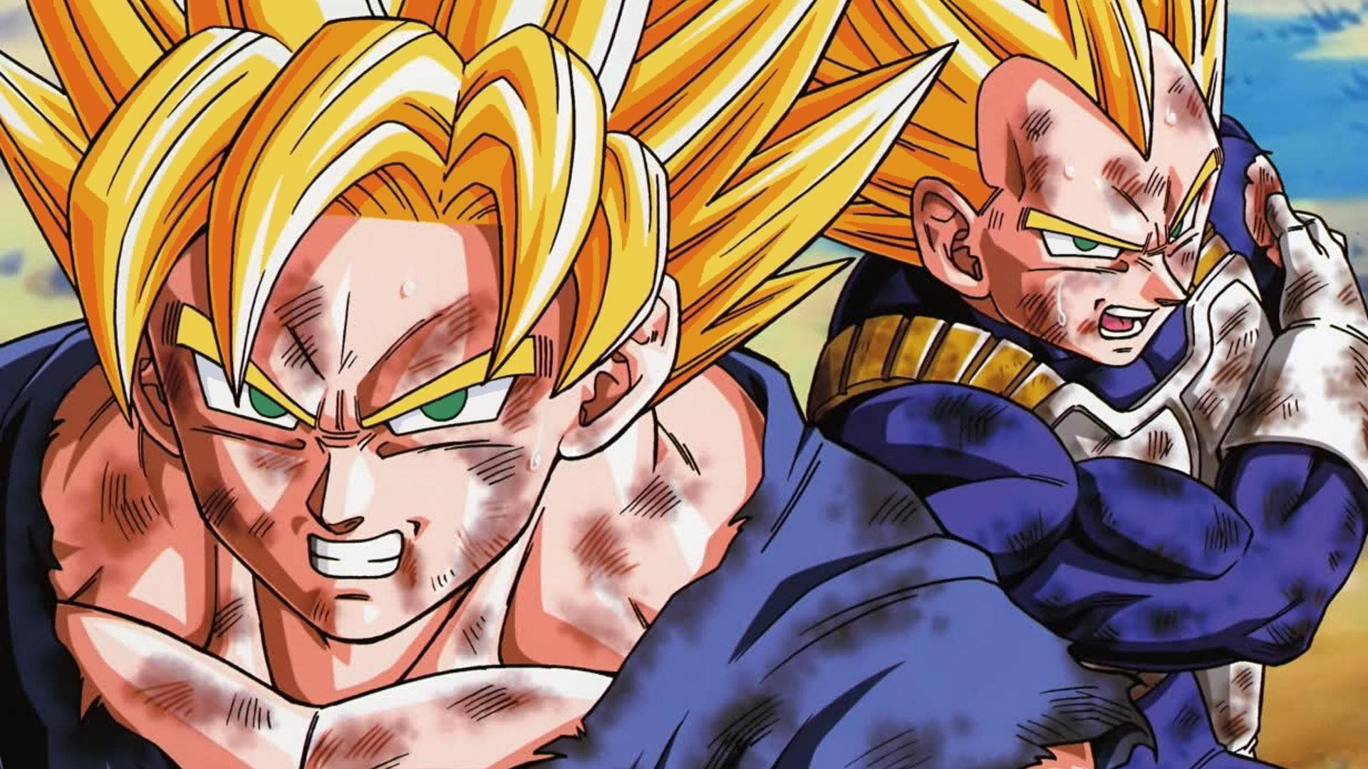 Goku And Vegeta Fighting Wallpapers - Wallpaper Cave