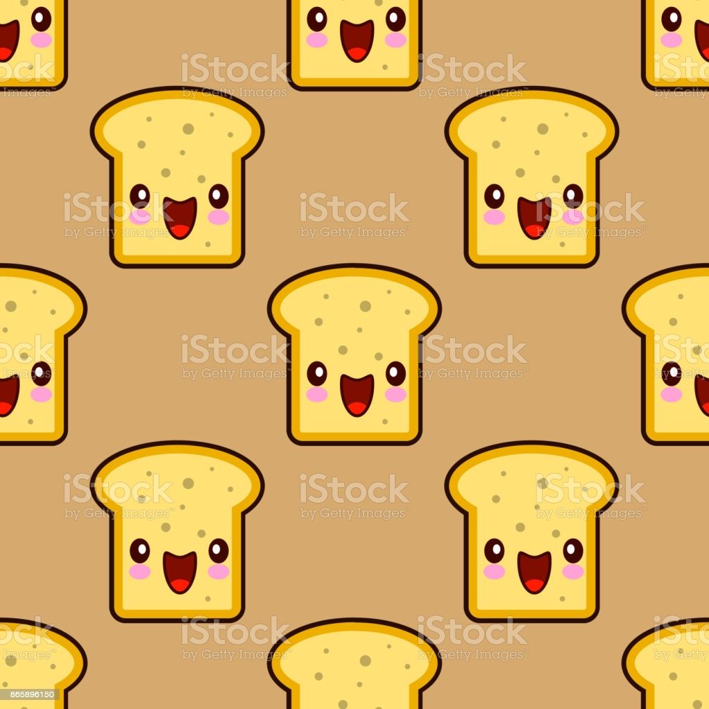 Kawaii Toast Wallpapers - Wallpaper Cave
