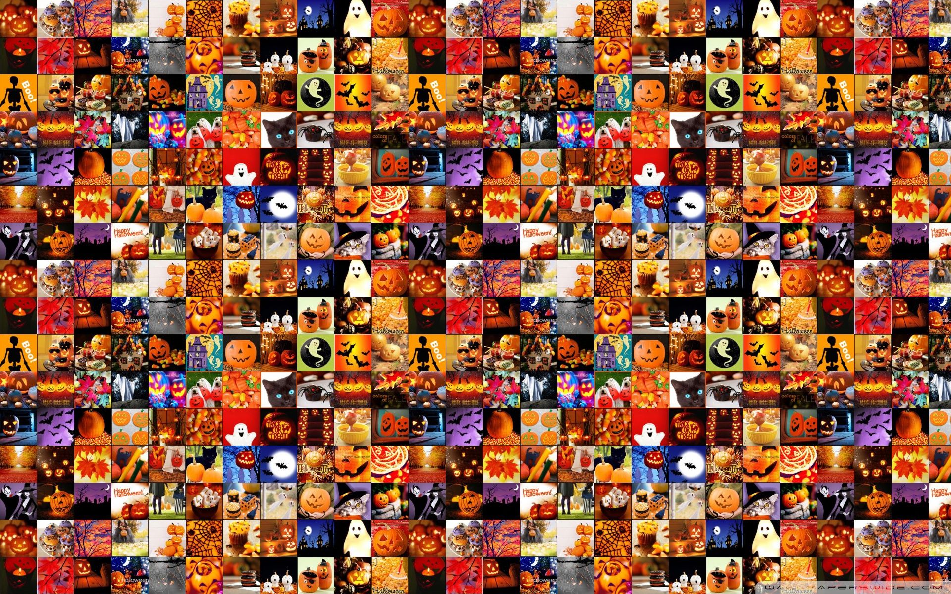 Halloween Computer Collage Wallpapers - Wallpaper Cave