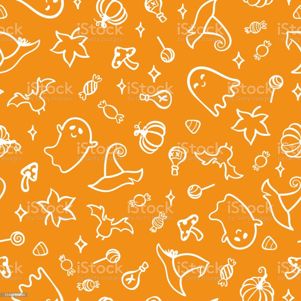 Cute Halloween Pattern Wallpapers - Wallpaper Cave