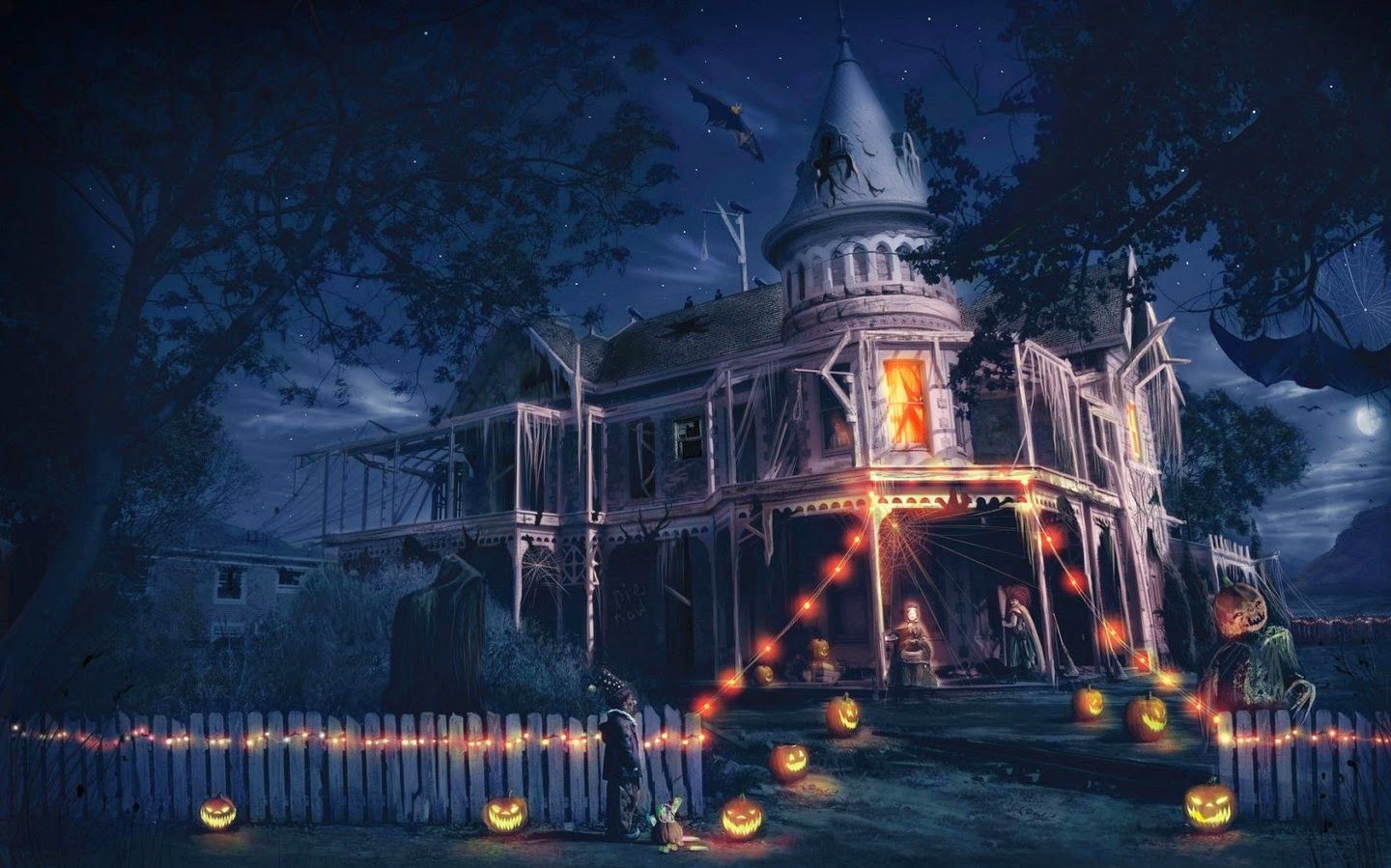 Halloween Pumpkin Gate Wallpapers - Wallpaper Cave