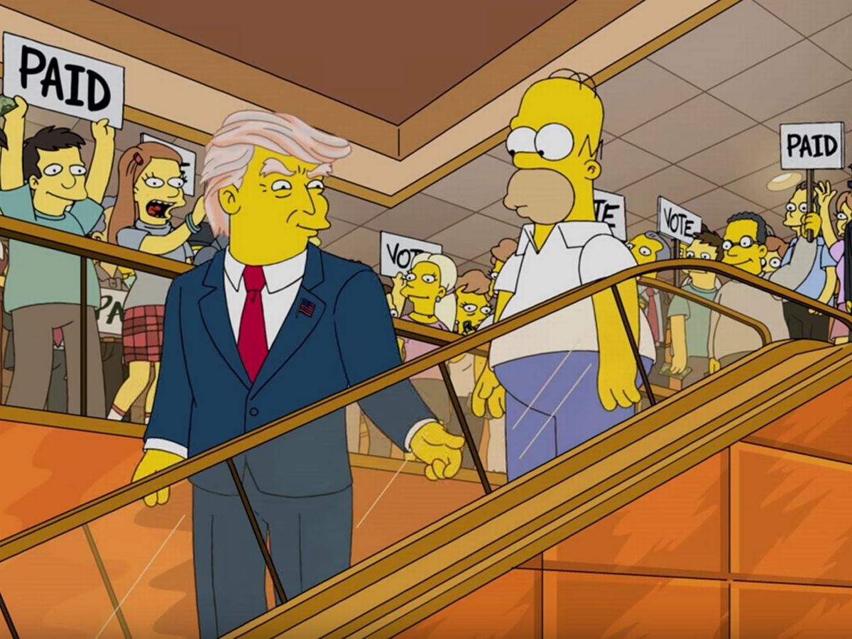 Donald Trump The Simpsons Wallpapers - Wallpaper Cave