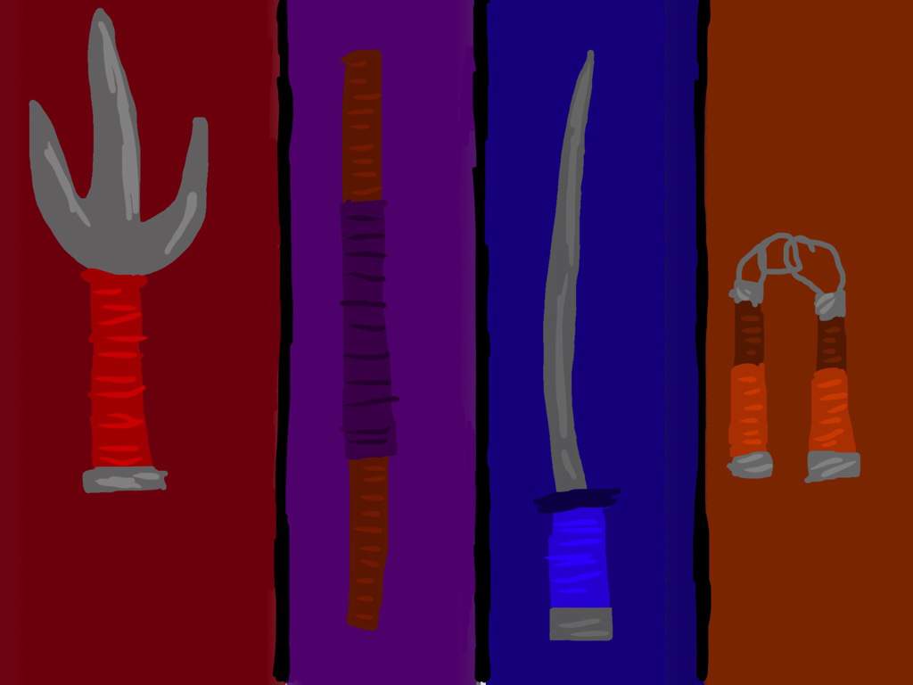 TMNT Weapons Wallpapers - Wallpaper Cave