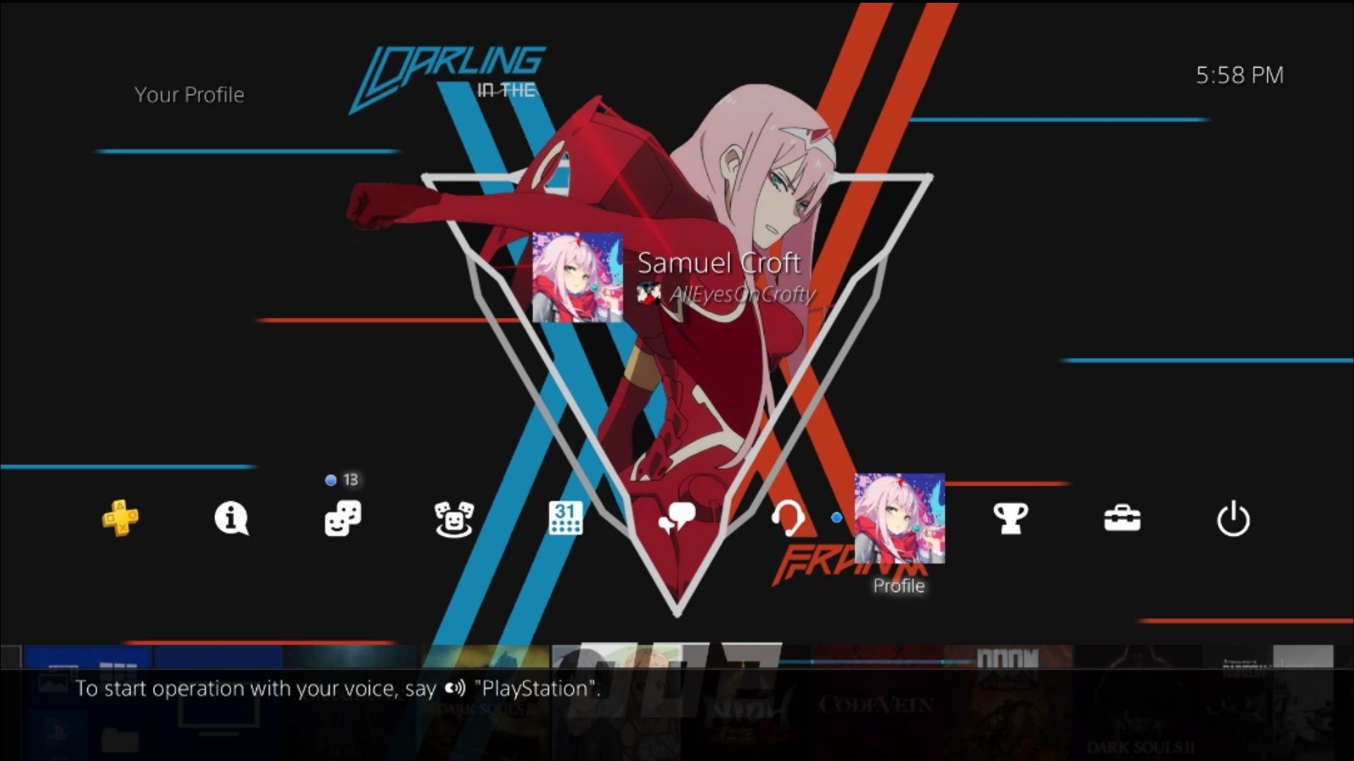 Anime Zero Two PS4 Wallpapers - Wallpaper Cave
