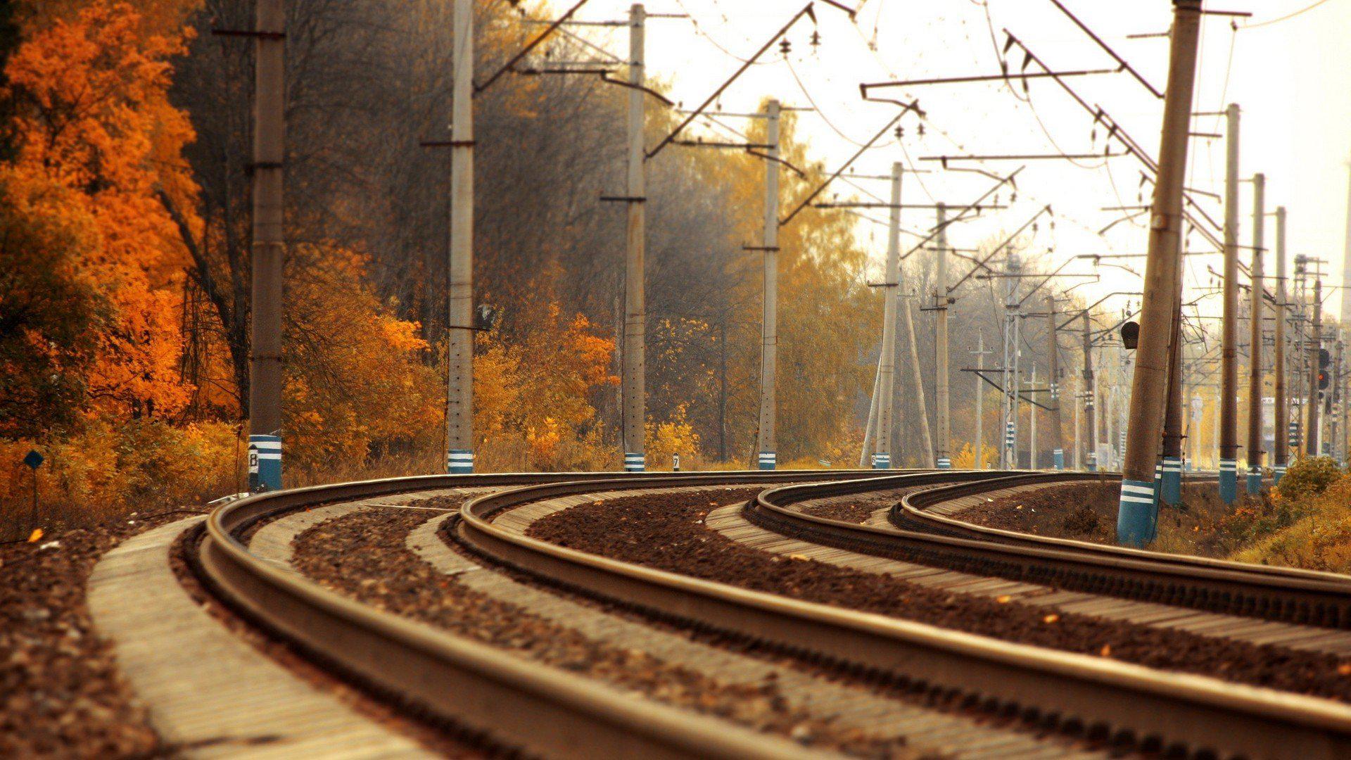 Autumn And Railroad Tracks Wallpapers - Wallpaper Cave