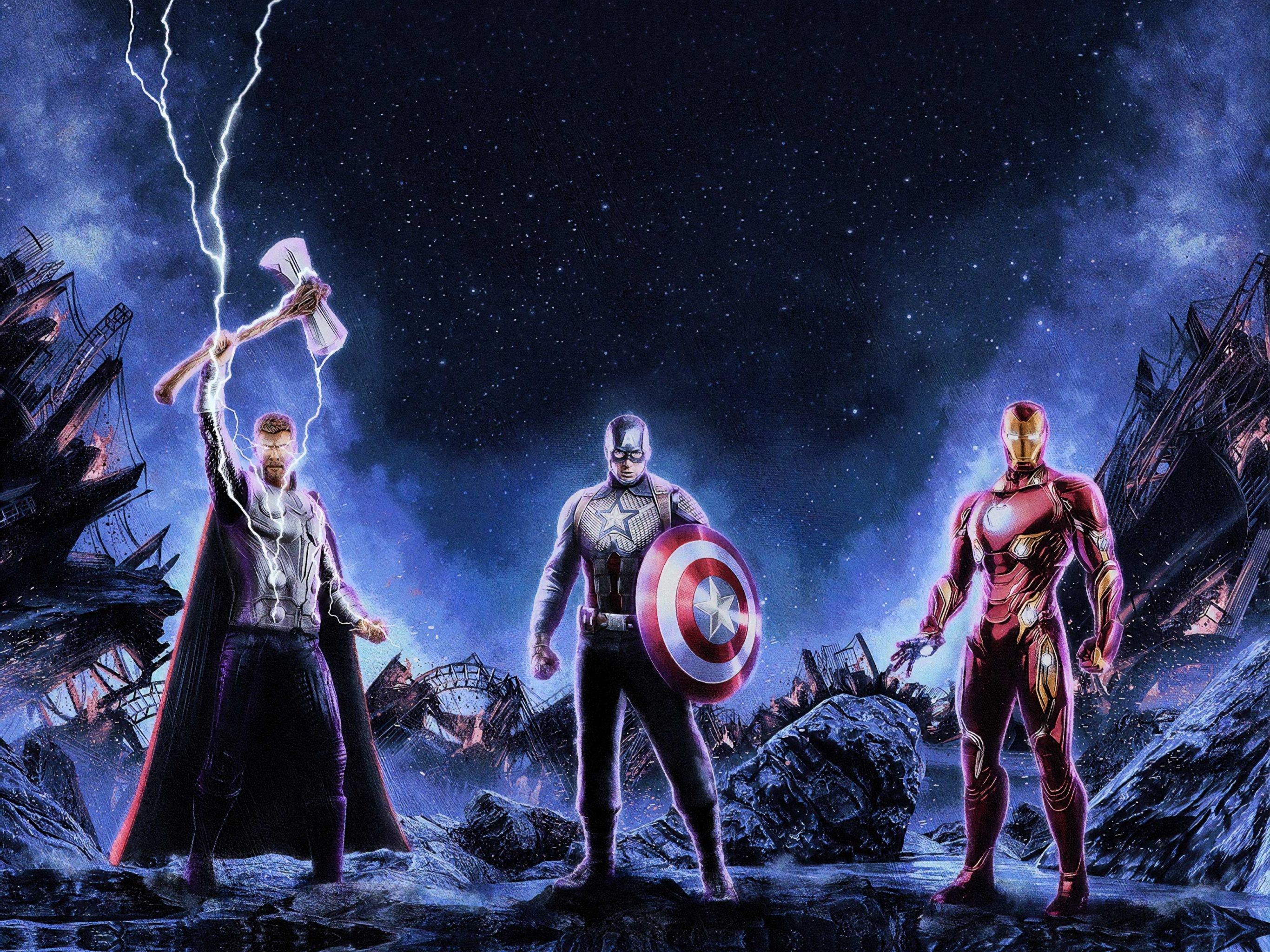 Avengers Trinity Wallpapers - Wallpaper Cave