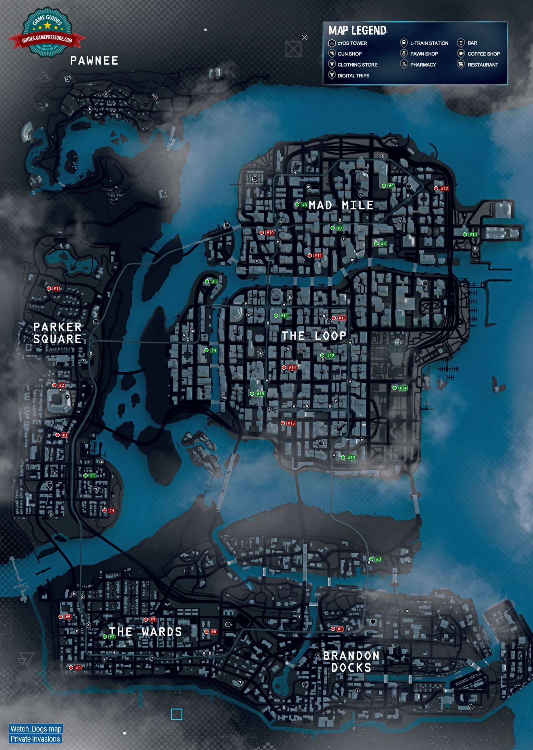 Watch Dogs 2 Map Wallpapers - Wallpaper Cave