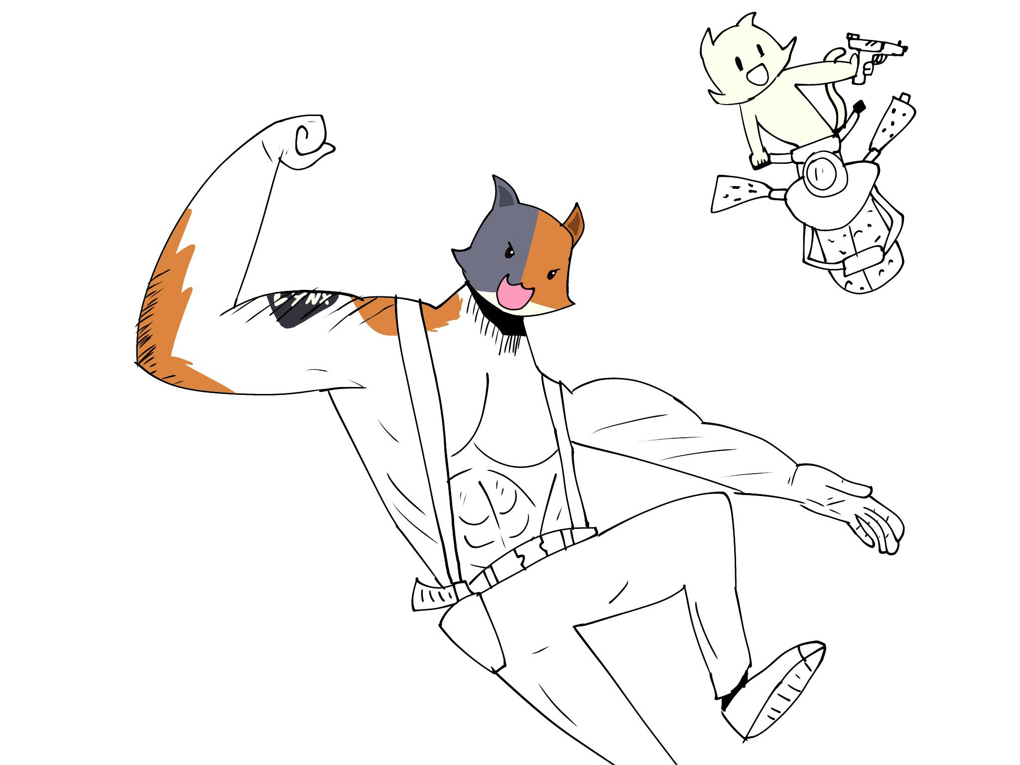 Meowscles And Kit Wallpapers - Wallpaper Cave